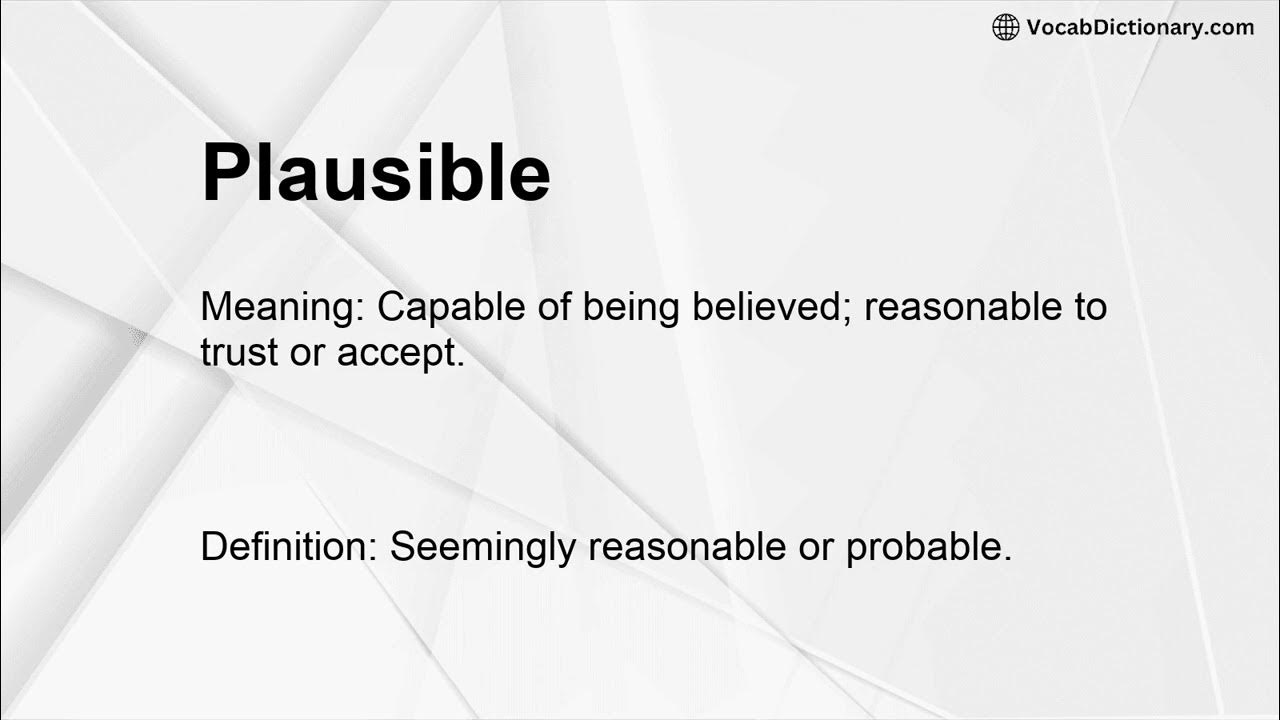 Plausible Meaning YouTube plausible-meaning-youtube