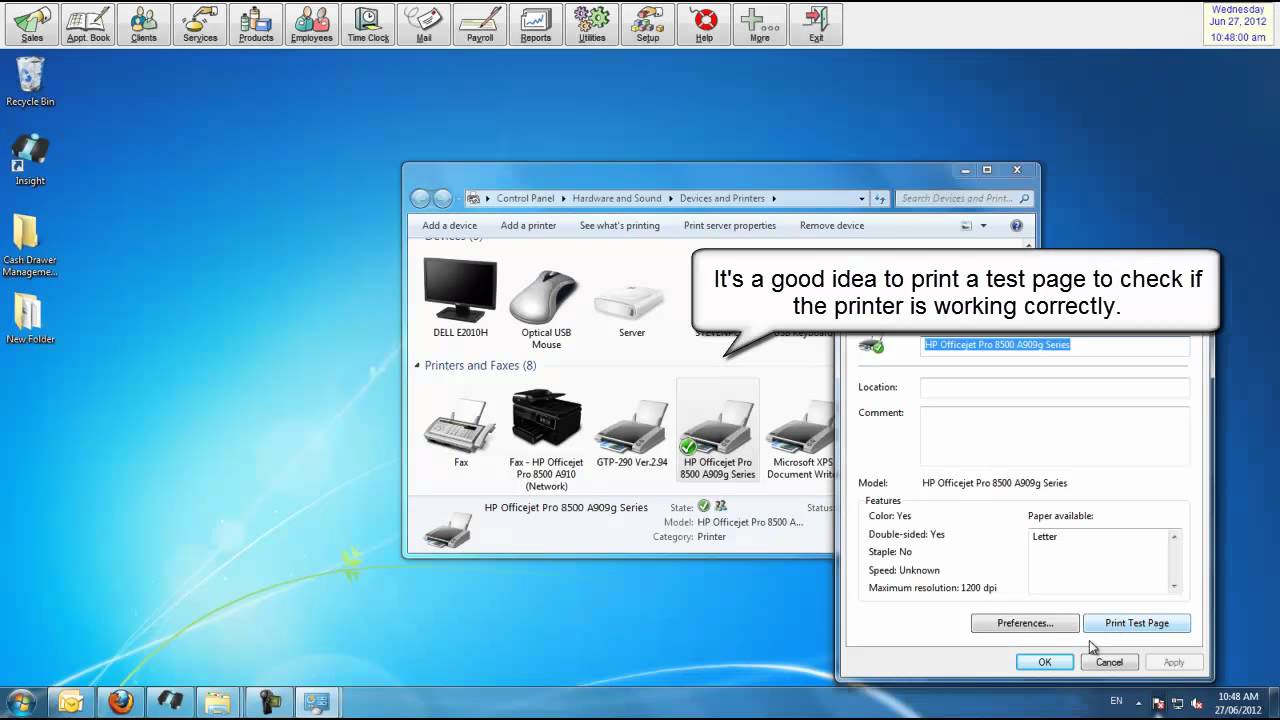 Insight Salon Software - How To Connect Desktop Printer In Insight ...