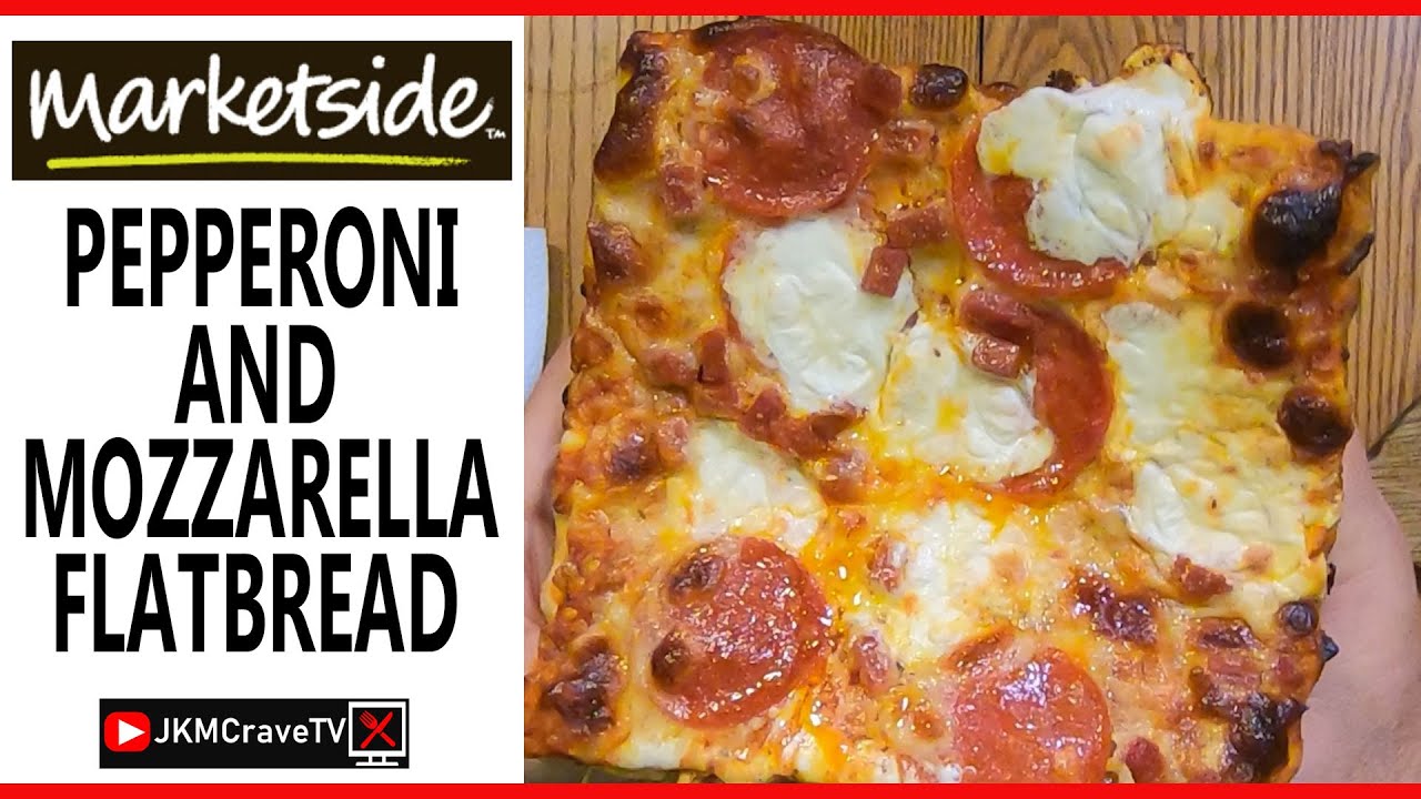 Marketside® | Pepperoni and Mozzarella Flatbread Pizza 🍕 | Taste Test ...