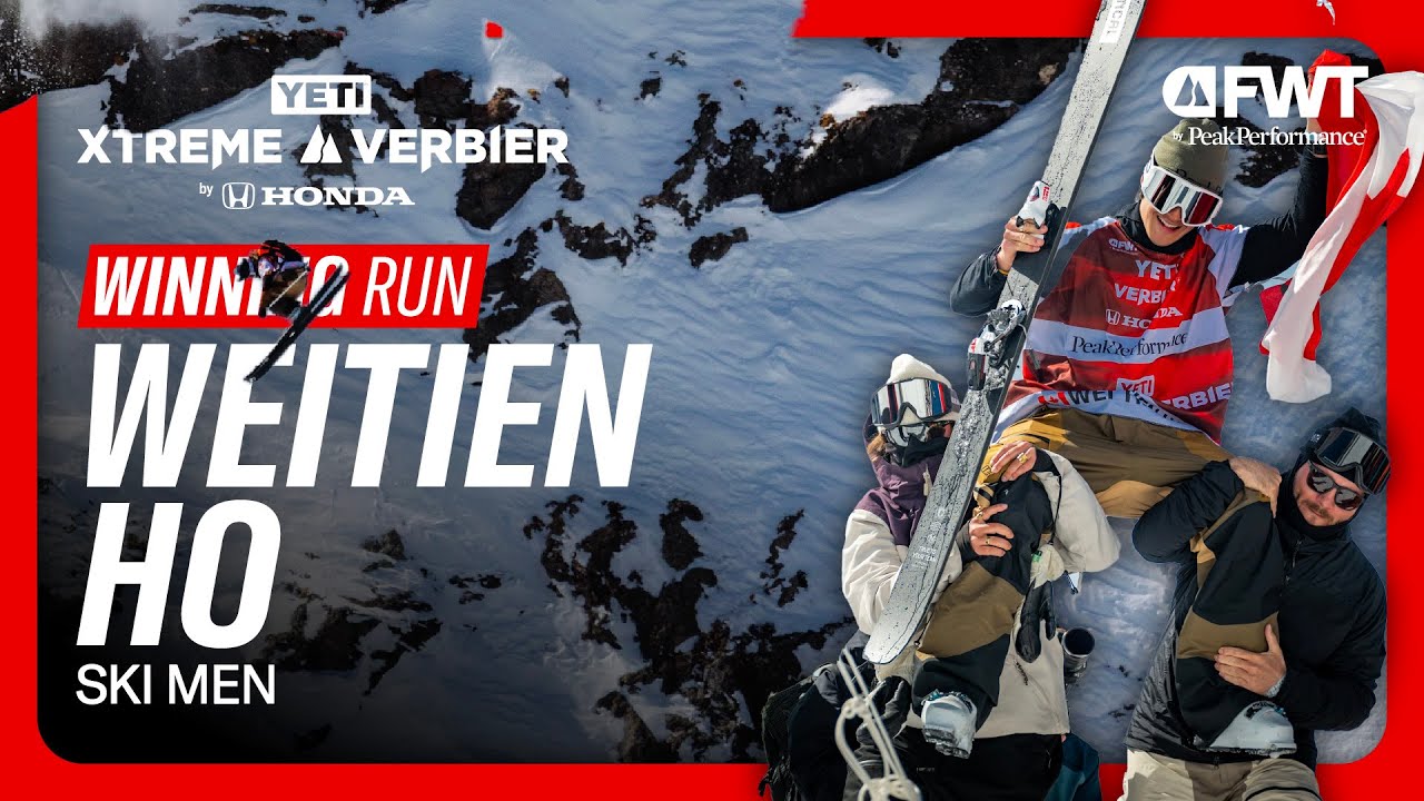 Weitien Ho Ski Men Winning Run - FWT 2025 YETI Xtreme Verbier by Honda ...