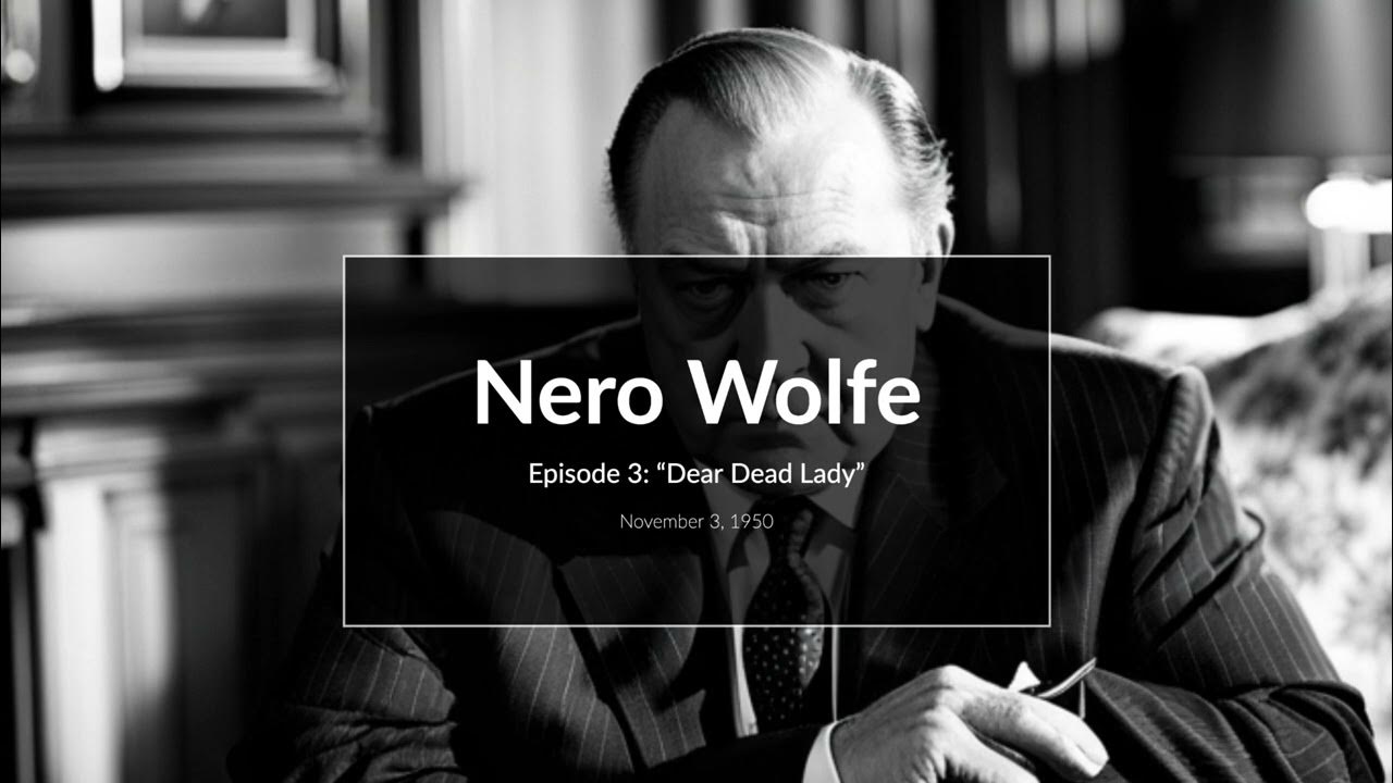 The New Adventures of Nero Wolfe - Episode 3: "Dear Dead Lady" - November 3, 1950 (Old Time ...