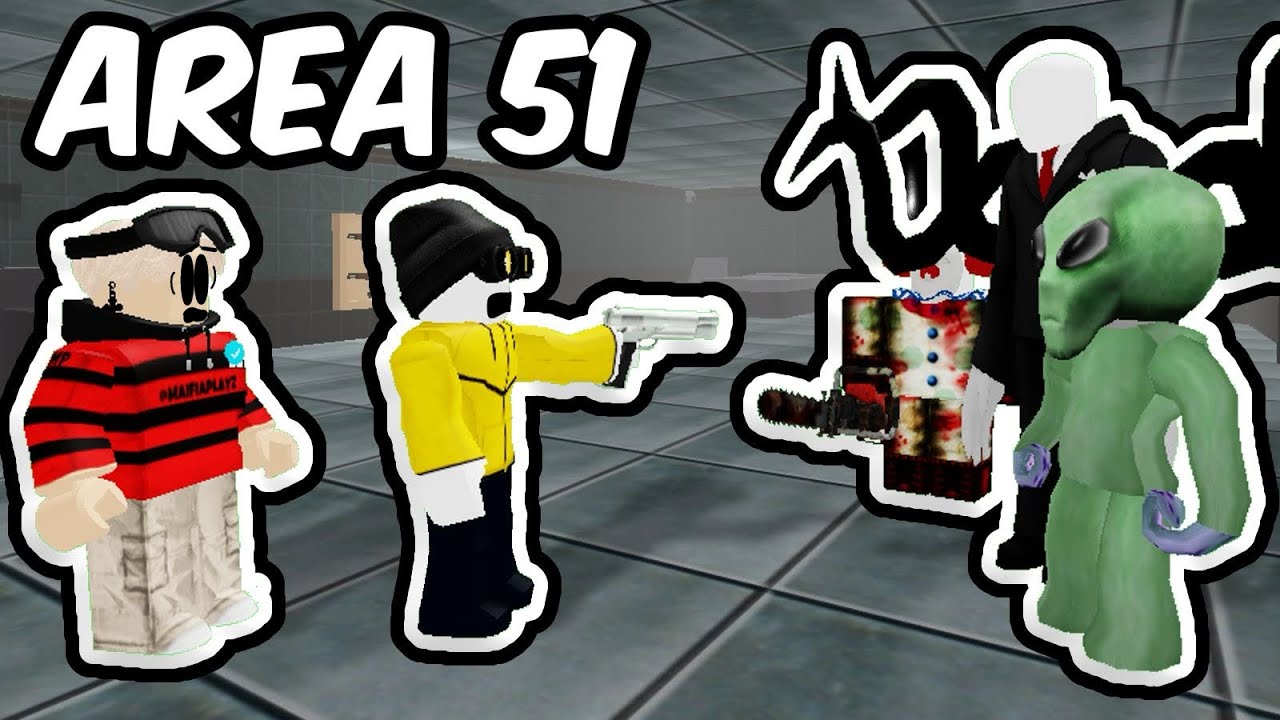 ROBLOX BUT WE HAVE TO SURVIVE THE KILLERS IN AREA 51.. 😱 - YouTube