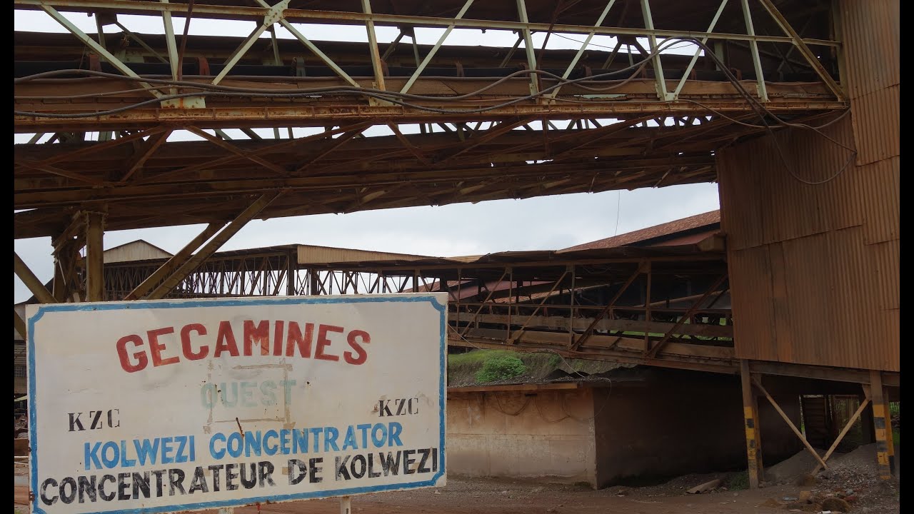 Kolwezi, Gécamines, Entrance to the Operating Site, Old Installations ...