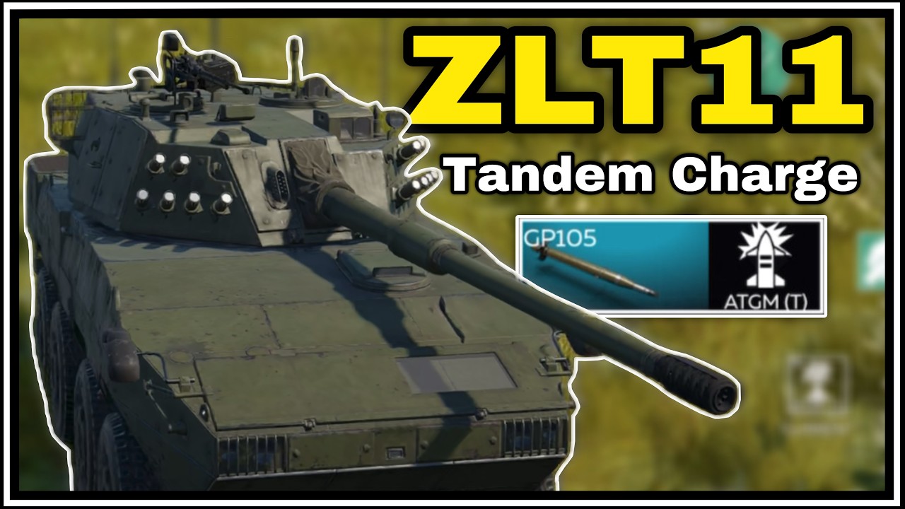 ZLT11 Tank with Deadly Tandem-Charge ATGM! (GP105) | War Thunder Mobile ...