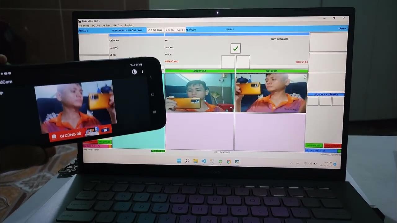 Test 2 camera hiển thị label PYQT5 - YouTube