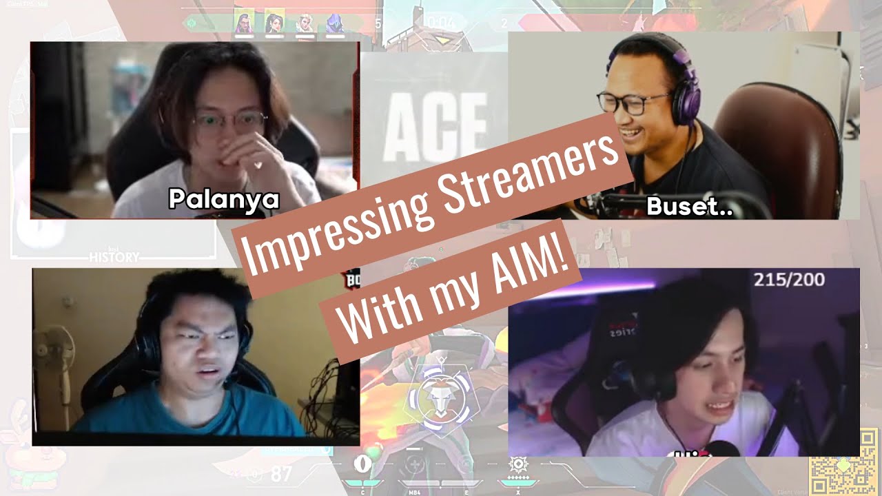 IMPRESSING VALORANT STREAMERS WITH MY AIM! - YouTube
