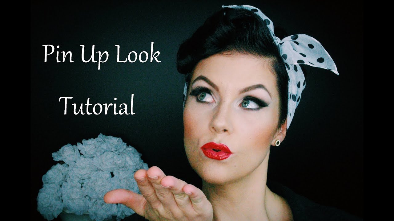 Pin Up Look Tutorial mit Nicole + Outtakes :) - YouTube