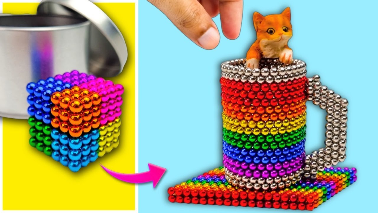 Amazing Satisfying With Magnet Balls 🌈 9 Amazing DIY Ideas from ...