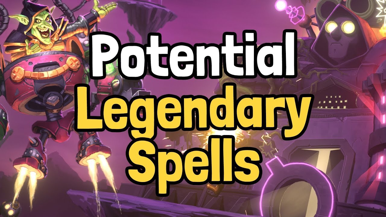 8 Potential Legendary Spells in Boomsday - Hearthstone - YouTube
