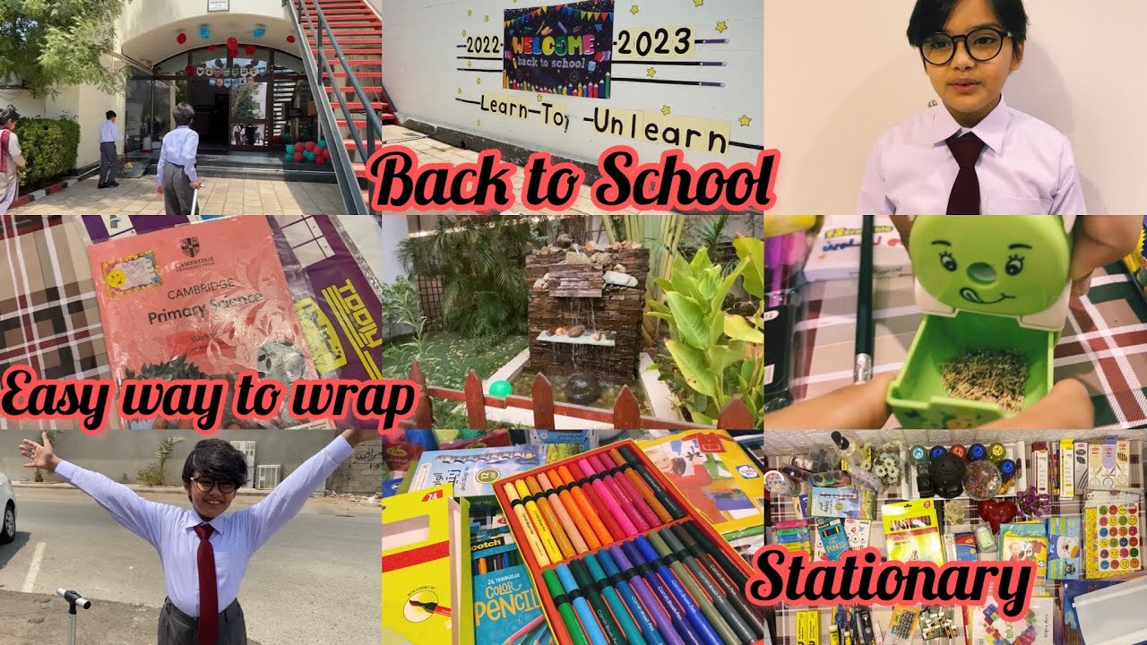 Back To School || My School Preparation and Stationary; The Easy Way to ...