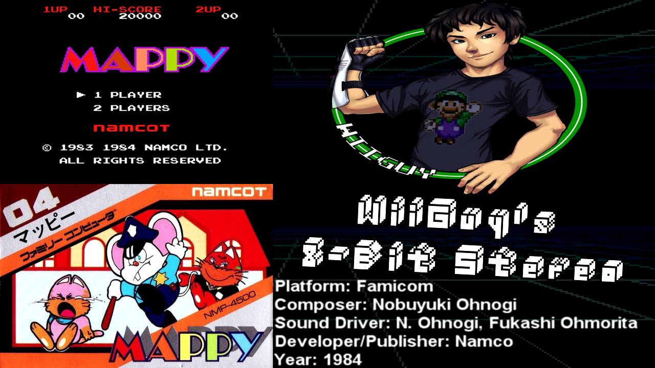 Mappy (FC) Soundtrack - 8BitStereo - YouTube