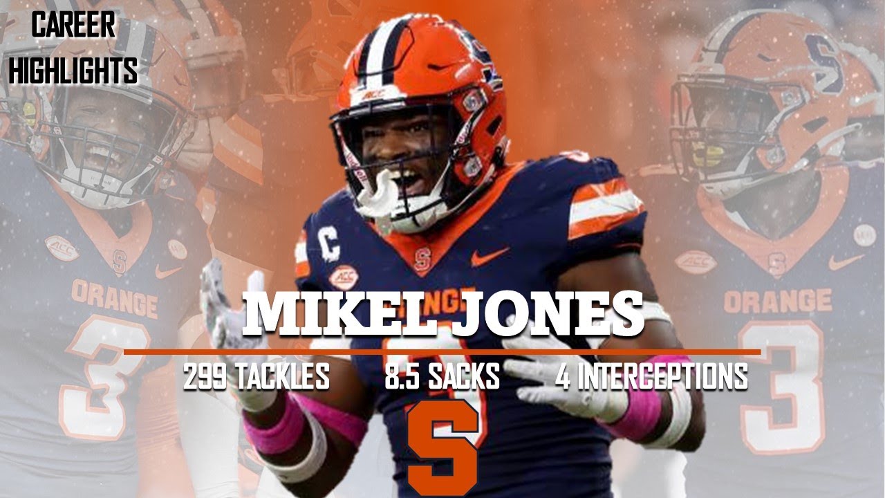 Mikel Jones | 𝟛 | Syracuse Orange LB - YouTube