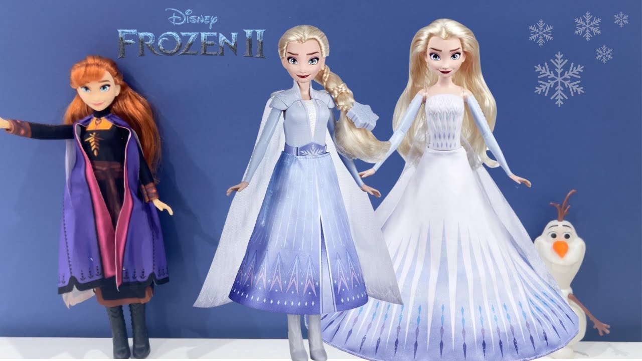 Disney's Frozen 2 Elsa's Transformation Fashion Doll with 2 Outfits and ...
