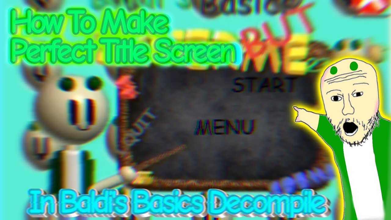 How To Make Perfect Title Screen In Your Decompile! 🚪👍/ #video # ...