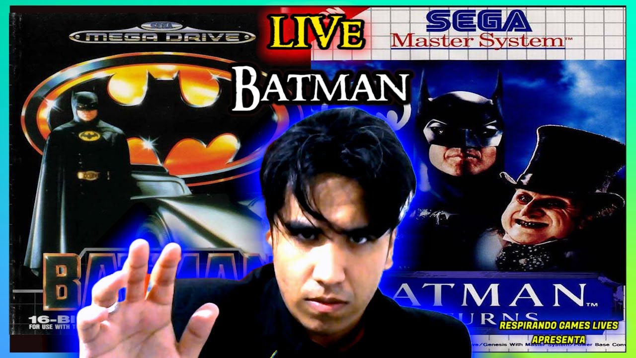 BATMAN: Live, BATMAN RETURNS (Master System) e BATMAN (MEGA DRIVE ...