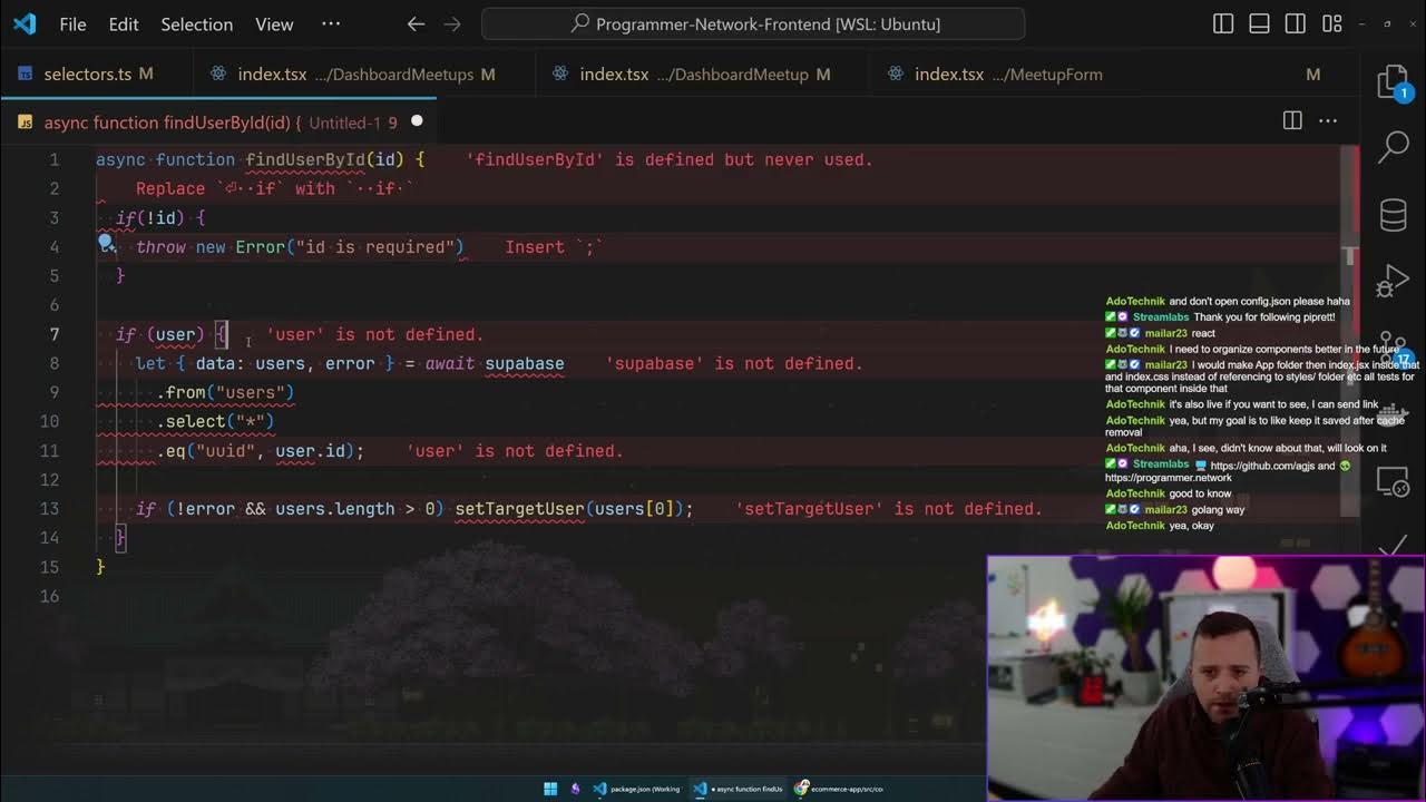 Live Code Review of My Viewer's Project - YouTube