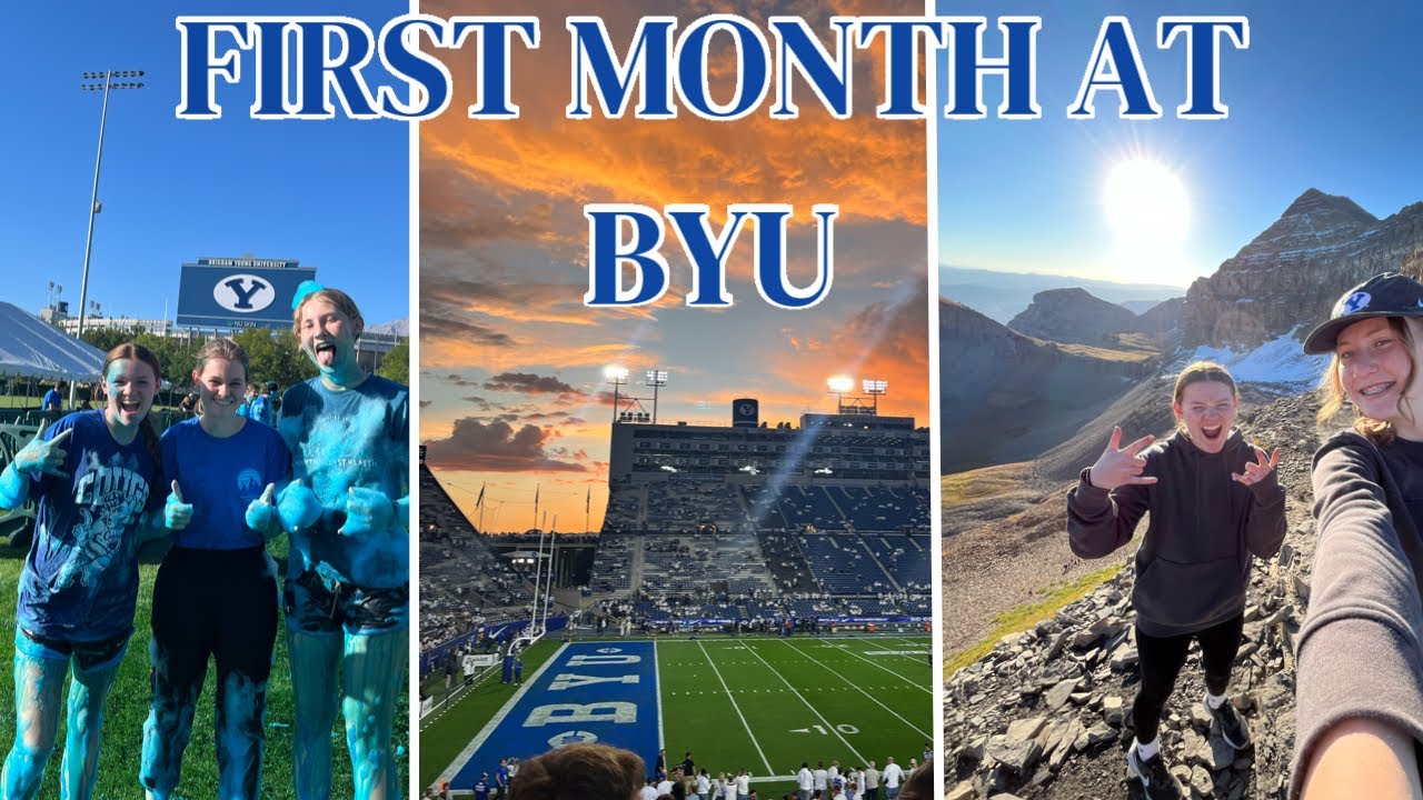 First month at BYU! FRESHMEN YEAR BABY 🔥 - YouTube