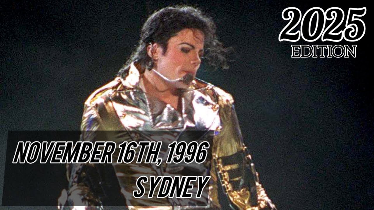 Michael Jackson - HIStory Tour Live in Sydney (November 16, 1996) - YouTube