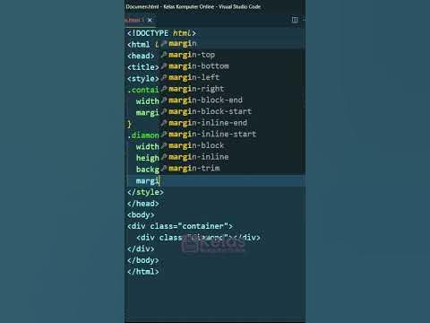 Belajar HTML Dan CSS Dari Nol Untuk Pemula | #css3 #belajarcss cssproperty - YouTube