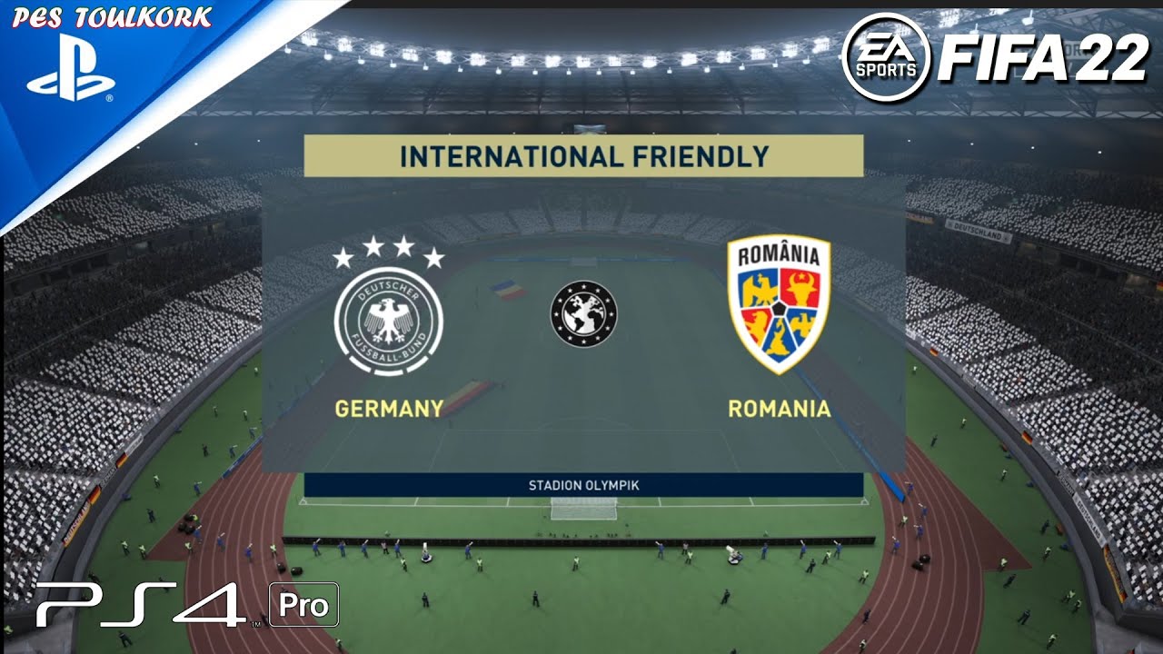 FIFA 22 - Germany vs. Romania (2022 World Cup Qualifiers) | PS4 Pro ...
