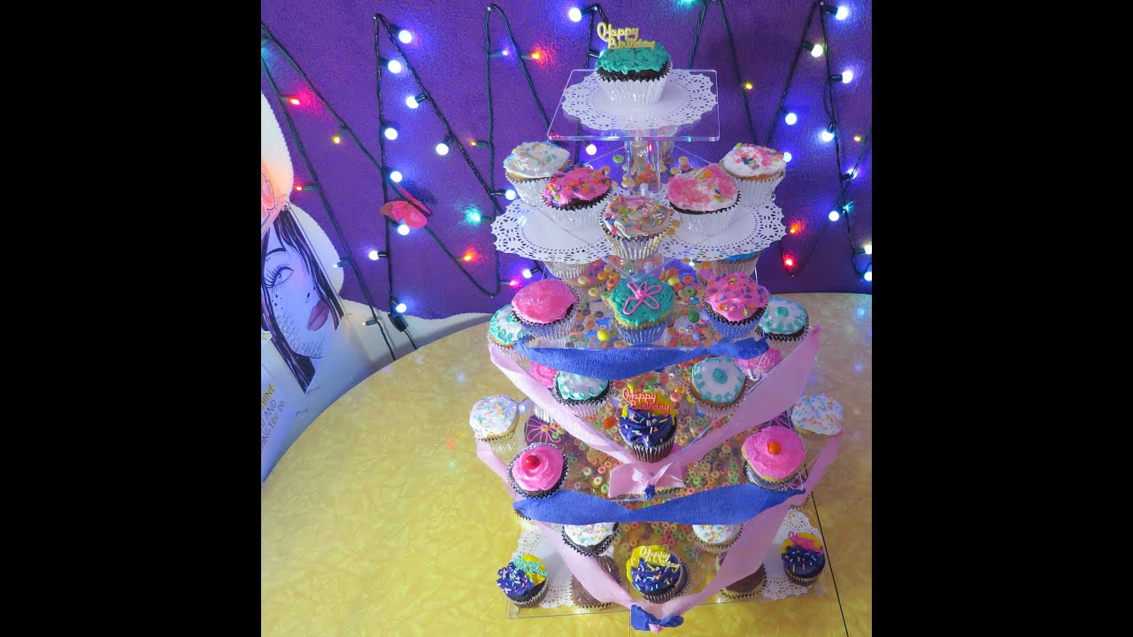 Large 7 Tier Cupcake/Cake & Dessert Tower 18 Inch Cake Stand Review ...