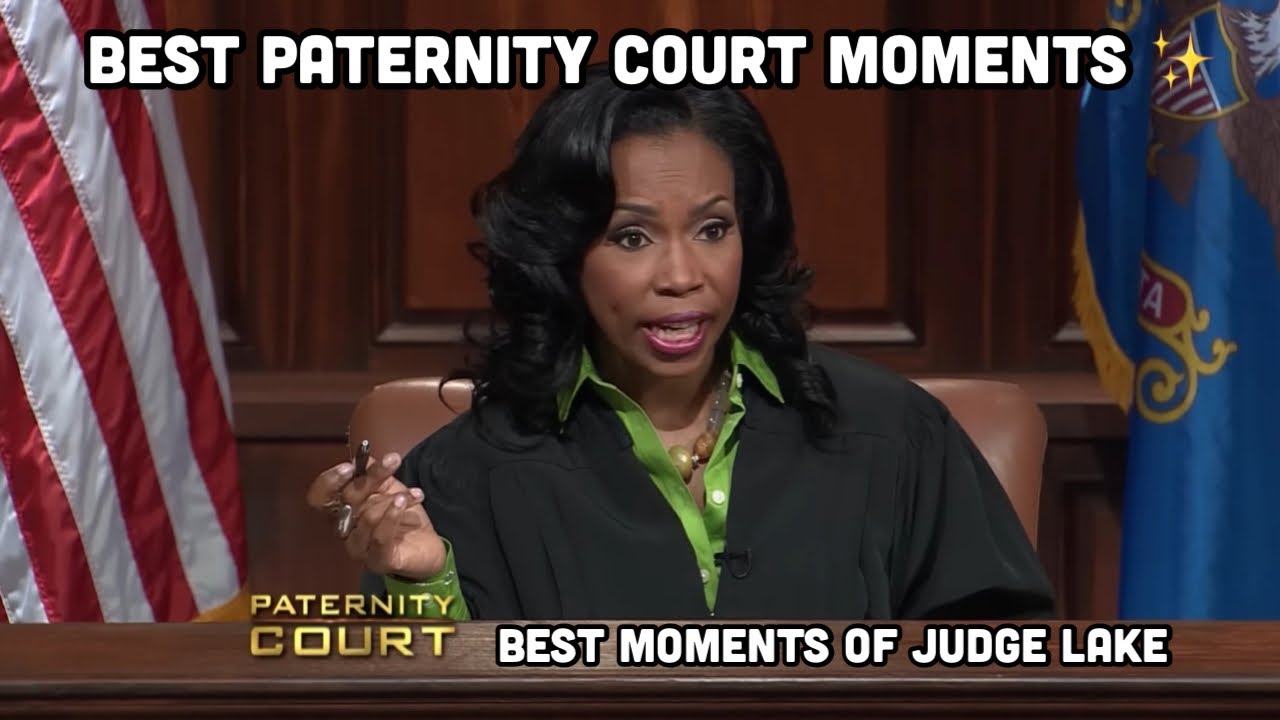 best paternity court moments pt 4. reaction|best moments of judge lake ...