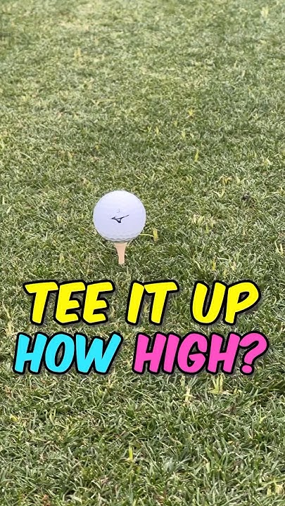 How high should you tee up your driver? - YouTube