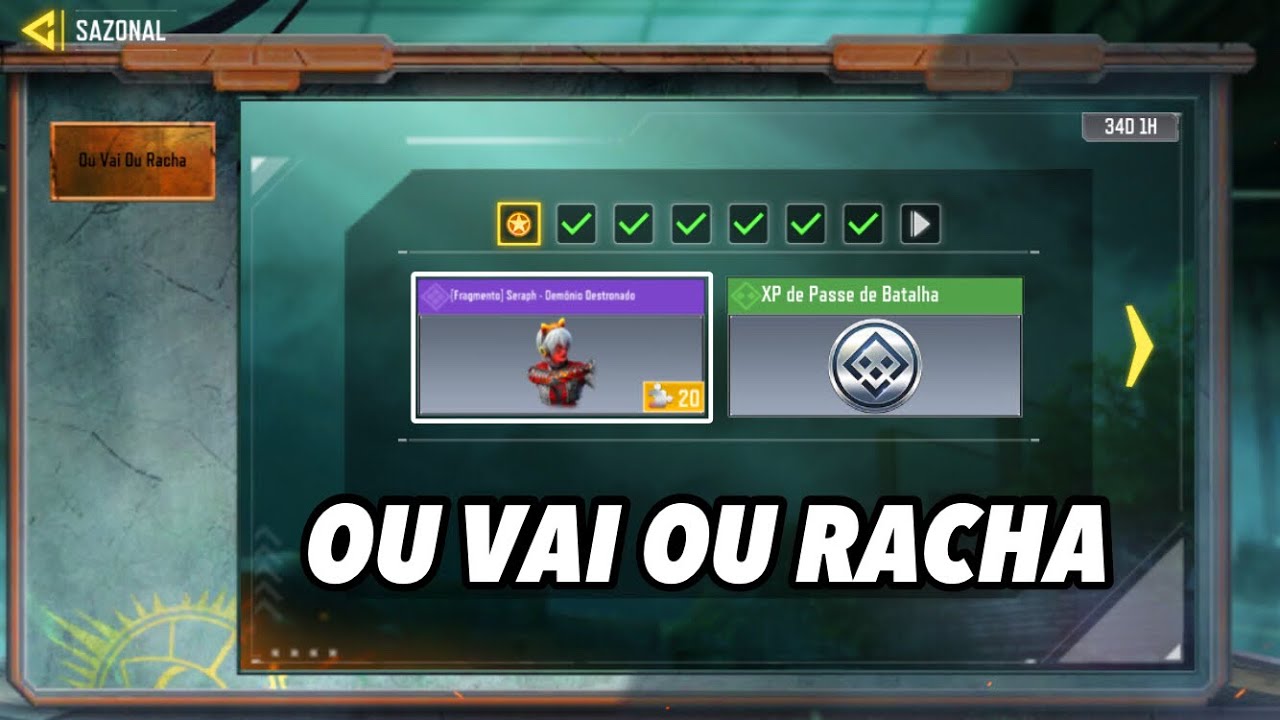 Chegou Novo evento sazonal da Season 4 | Ou vai ou racha | COD MOBILE ...