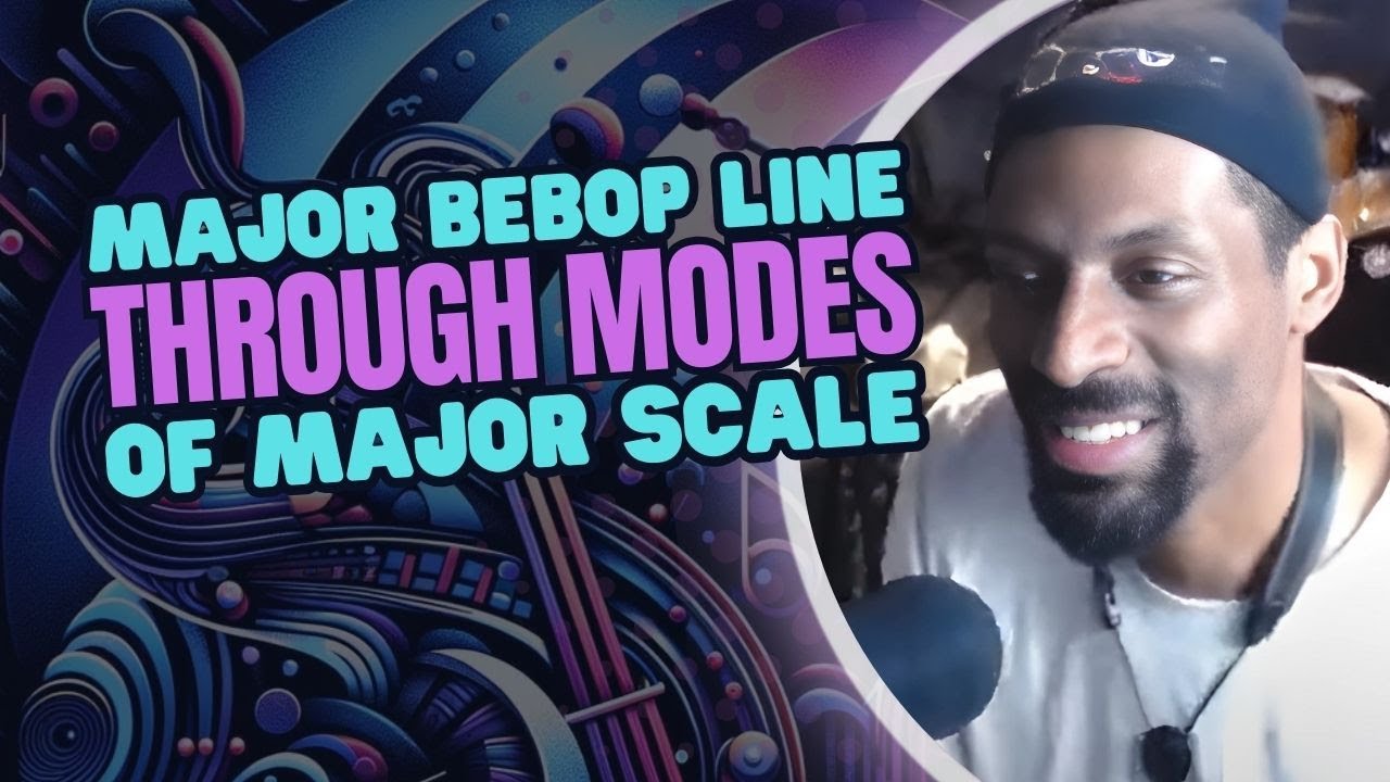 Major Bebop Line Through Modes of Major Scale - YouTube