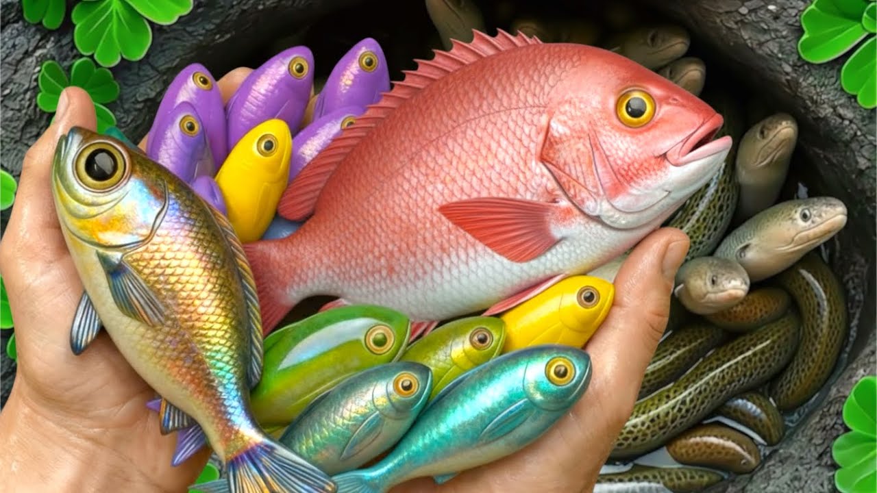 I Get Beautiful Fish in Colorful Eeg: Platy fish, Koi Fish, Betta fish ...