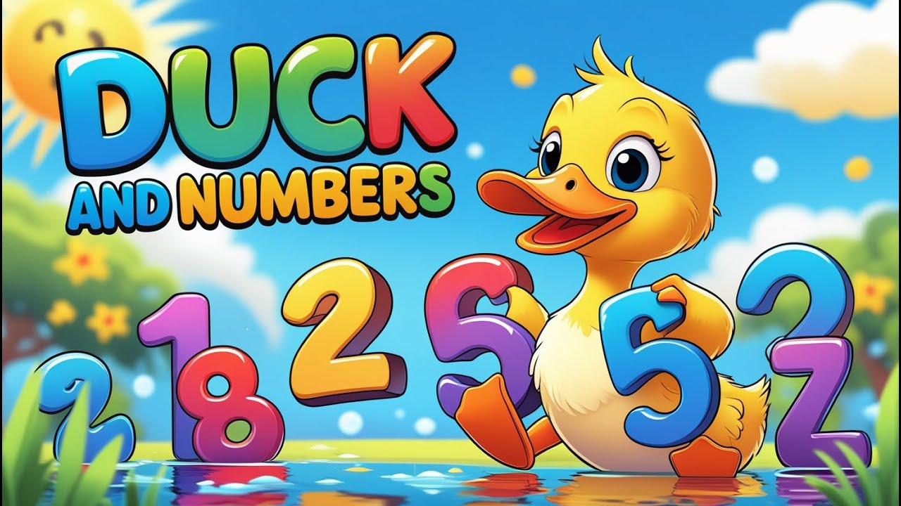 Duck and Numbers Song | Number Song | Learn Numbers For Kids | Counting ...