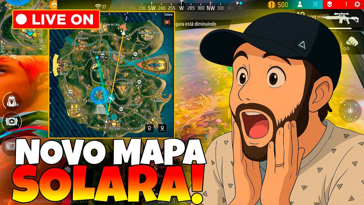 ⚠️ #FREEFIRE - ATUALIZOU! CONFERINDO A NOVA ATUALIZAÇÃO 🔧 NOVO MAPA ...