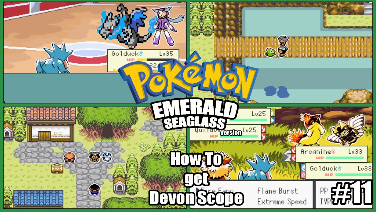 How To Get Devon Scope| Pokémon Emerald Seaglass Walkthrough #11 - YouTube