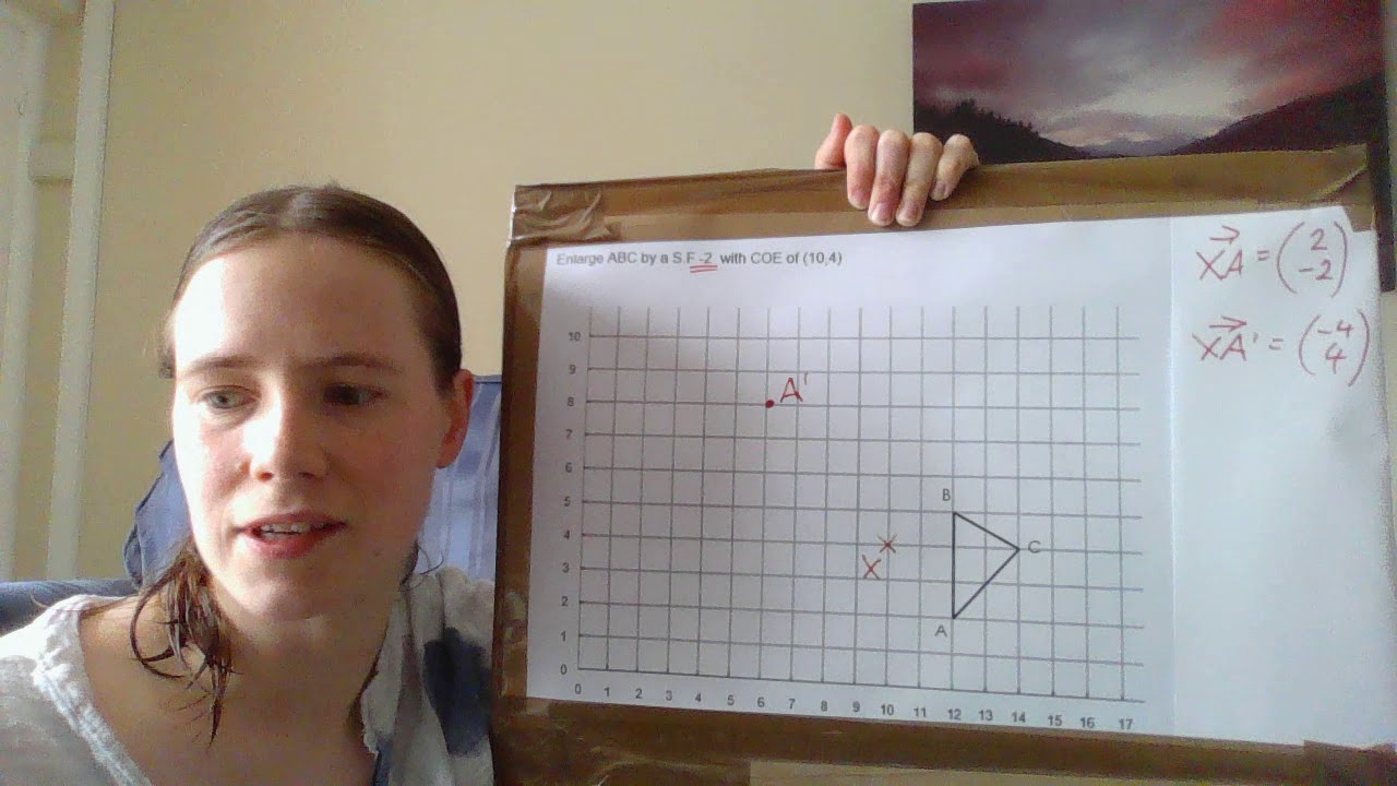 Enlargement 3: Negative scale factor. - YouTube