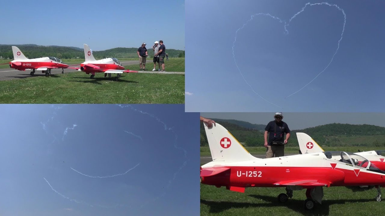 2 XXL BAE HAWK Swiss Formation Team 2018 - YouTube