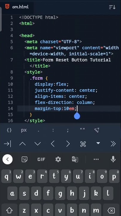 Html Reset Button Tutorial | Web Design Walah - #shorts #html #css - YouTube