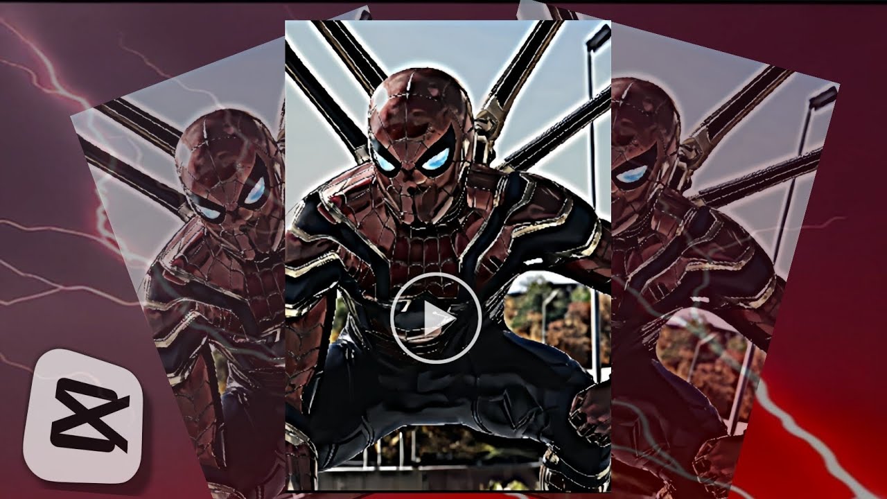 how to make trending spiderman edits | reverse edit tutorial Capcut ...