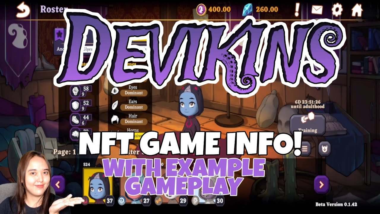 DEVIKINS NFT GAME! | LET'S TRY THE CLOSED BETA TEST OF DEVIKINS! - YouTube