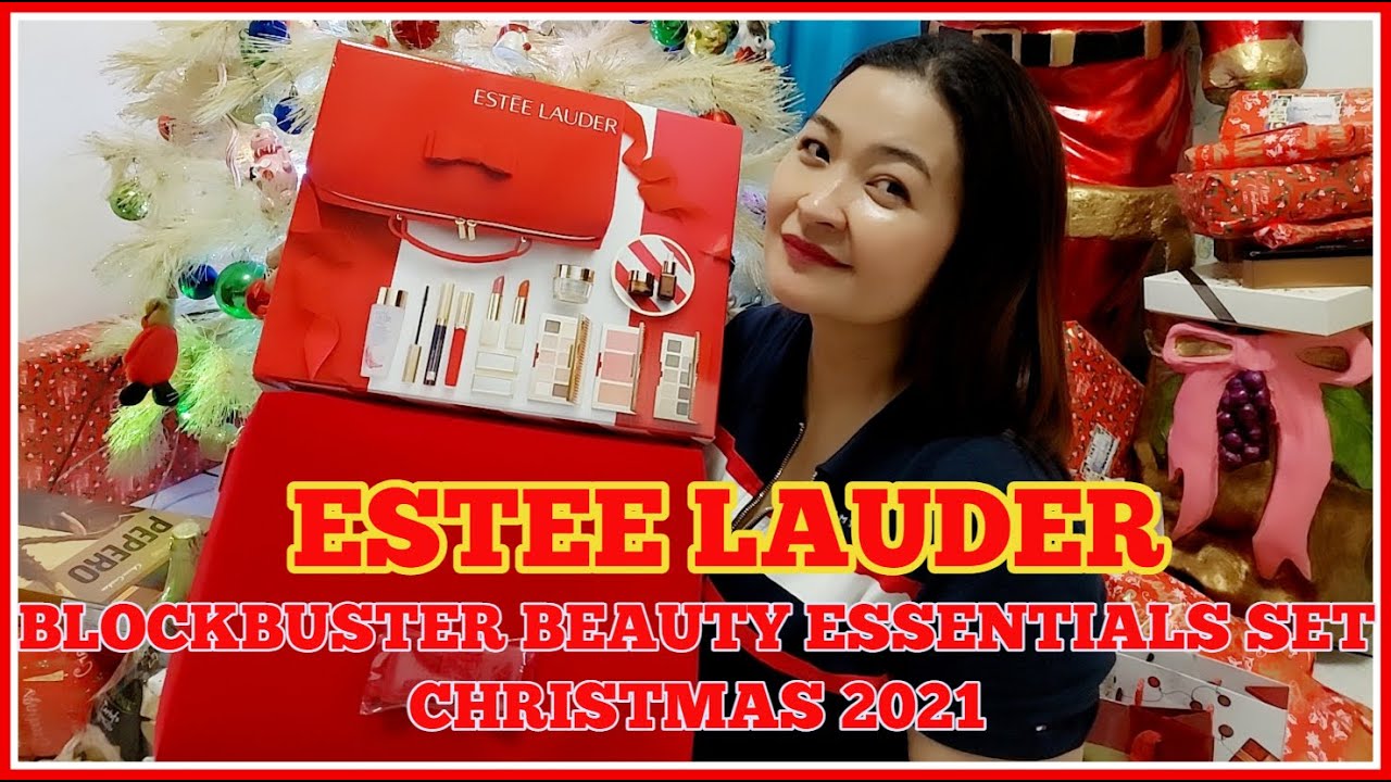 UNBOXING ESTEE LAUDER BLOCKBUSTER BEAUTY ESSENTIALS SET l CHRISTMAS ...