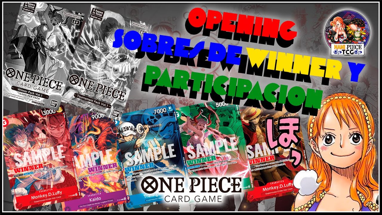 One piece Card Game - Opening Winner - Tournament Packs - 2 booster box ...