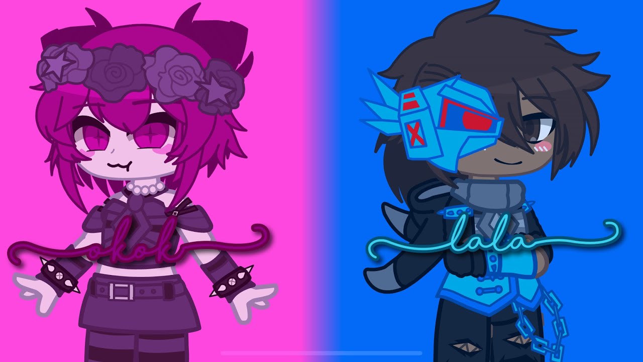 || LaLa x OkOk || 🩵CyJinx💜 || MY AU || TT/TTG || Gacha Club || - YouTube