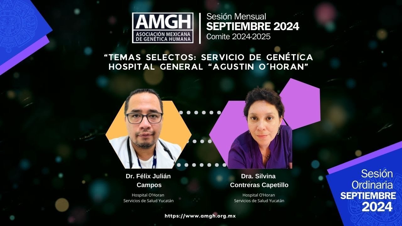 Sesión Mensual Septiembre- "Temas Selectos: Servicio de Genética ...