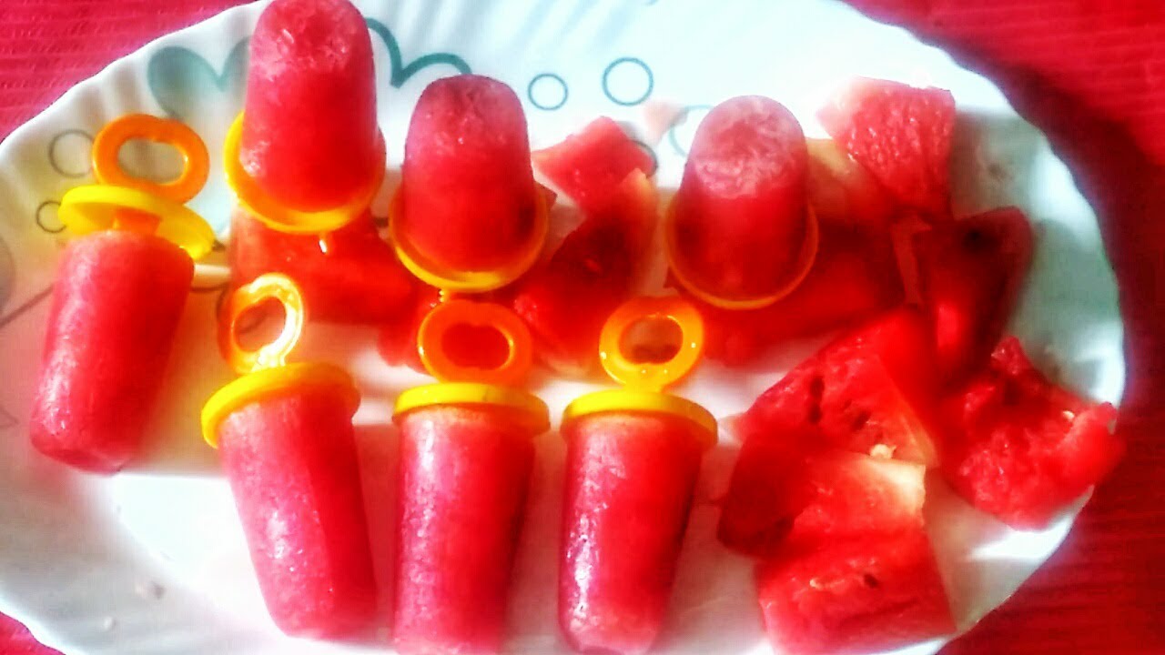 Watermelon Ice Cream | Homemade Watermelon Ice Cream | How To Make ...