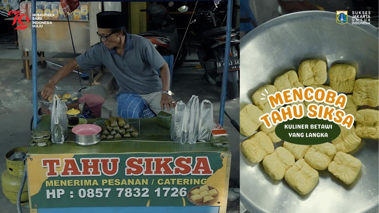 Mencoba Tahu Siksa - Kuliner Betawi yang Langka - YouTube