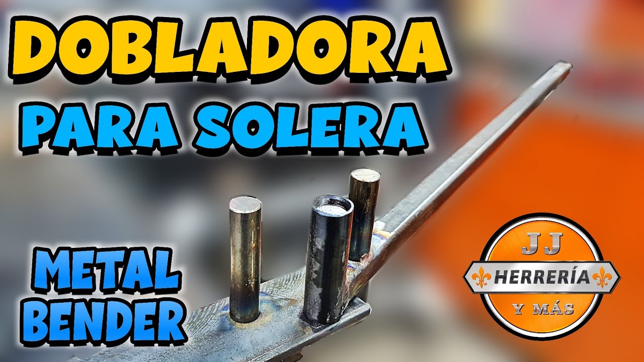 DOBLADORA DE SOLERA - METAL BENDER - YouTube