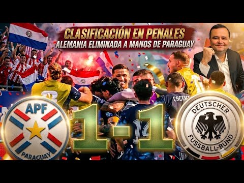 🚨Paraguay vs Alemania Tanda de Penales | Relato Paraguayo Emotivo Bruno Pont | Mundial 2026🇩🇪🇵🇾🎉⚽