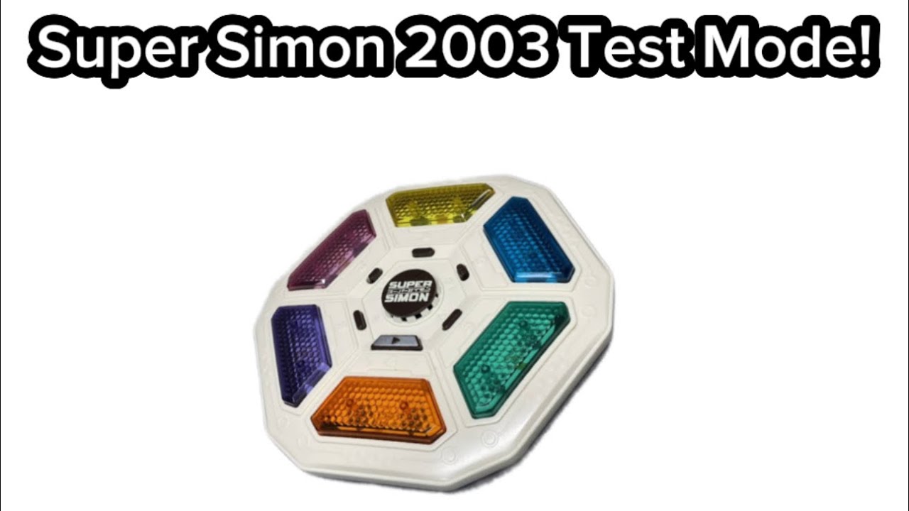 Super Simon 2003 Test Mode! - YouTube