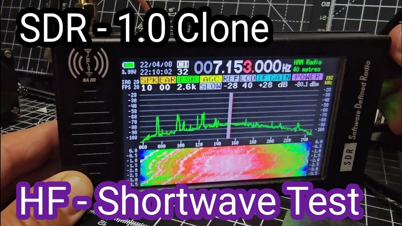 SDR 1.0 Clone RECEIVER - HF Test - YouTube