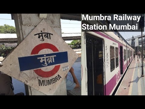 Mumbai Local Train Mumbra Station @TalibVlogs13 - YouTube