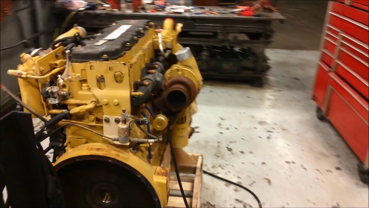 Caterpillar C7 Acert Engine - Good Runner - YouTube